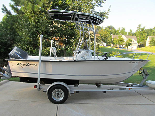 2005 Key Largo 180CC with SG600 Review | Stryker T-Tops